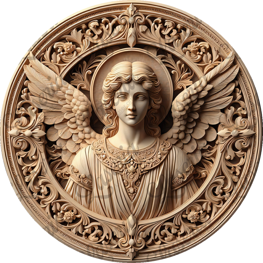 Archangel Michael CO2 Laser Engraving Digital File, Angelic 3D Illusion ...